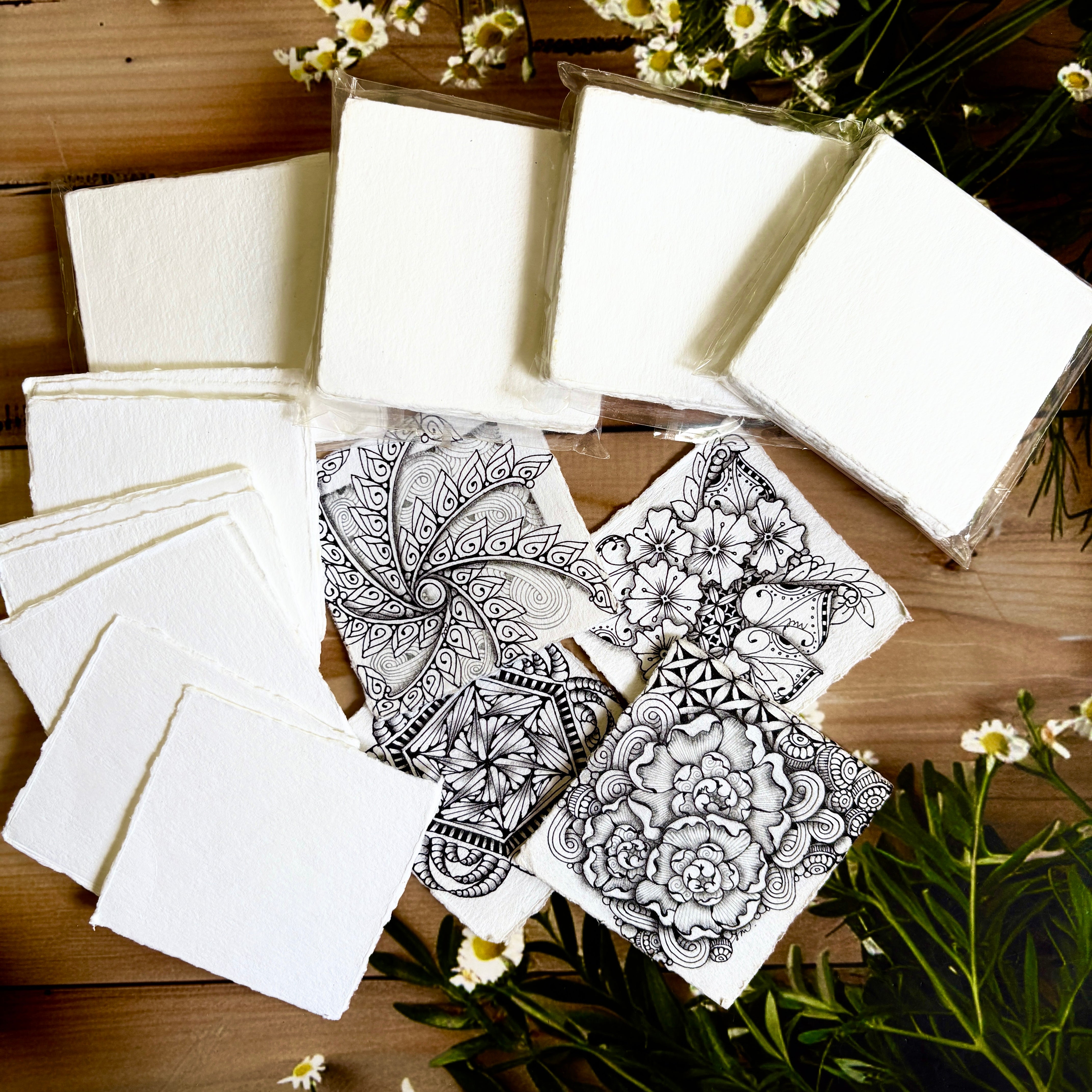 White Square Tiles * Big – Sandhya Manne